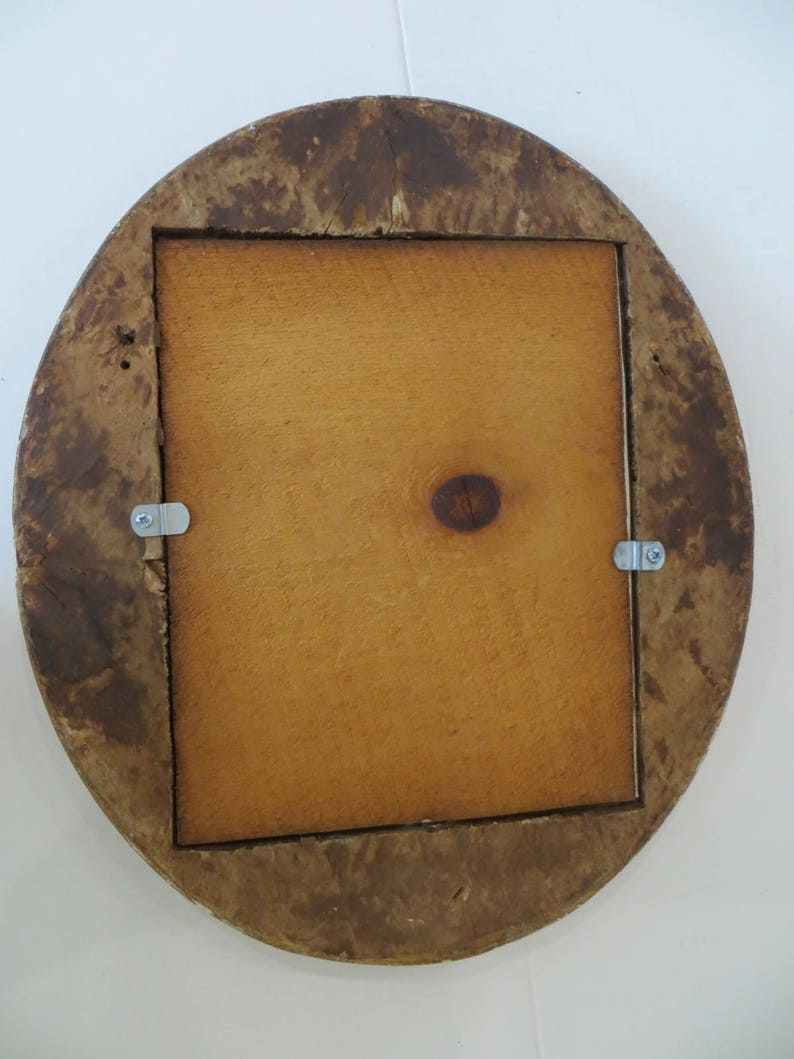 Antique 19th Century Oval Gilded Frame Rope Detail - Etsy