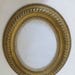 Antique 19th Century Oval Gilded Frame Rope Detail - Etsy
