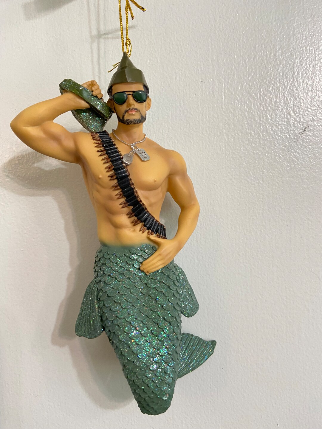 Merman camouflage Soldier Military Ornament December Diamonds in Cammo ...