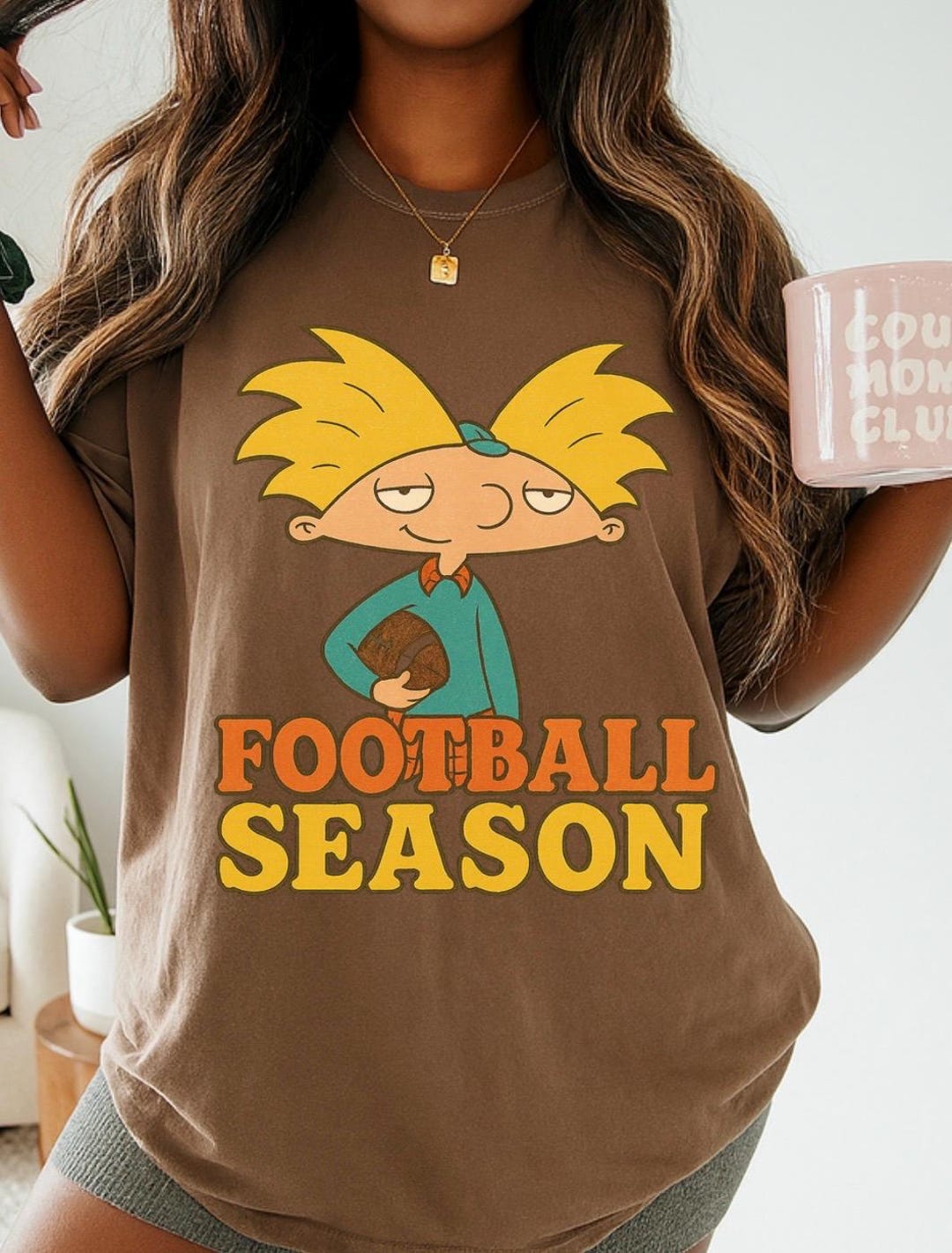 Hey Arnold Football Head PNG: Nostalgic Fall Design (digital Download ...