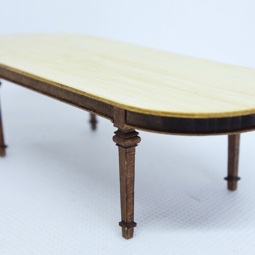 Art Nouveau Table Dollshouse Miniature 1:24 Kit | Etsy