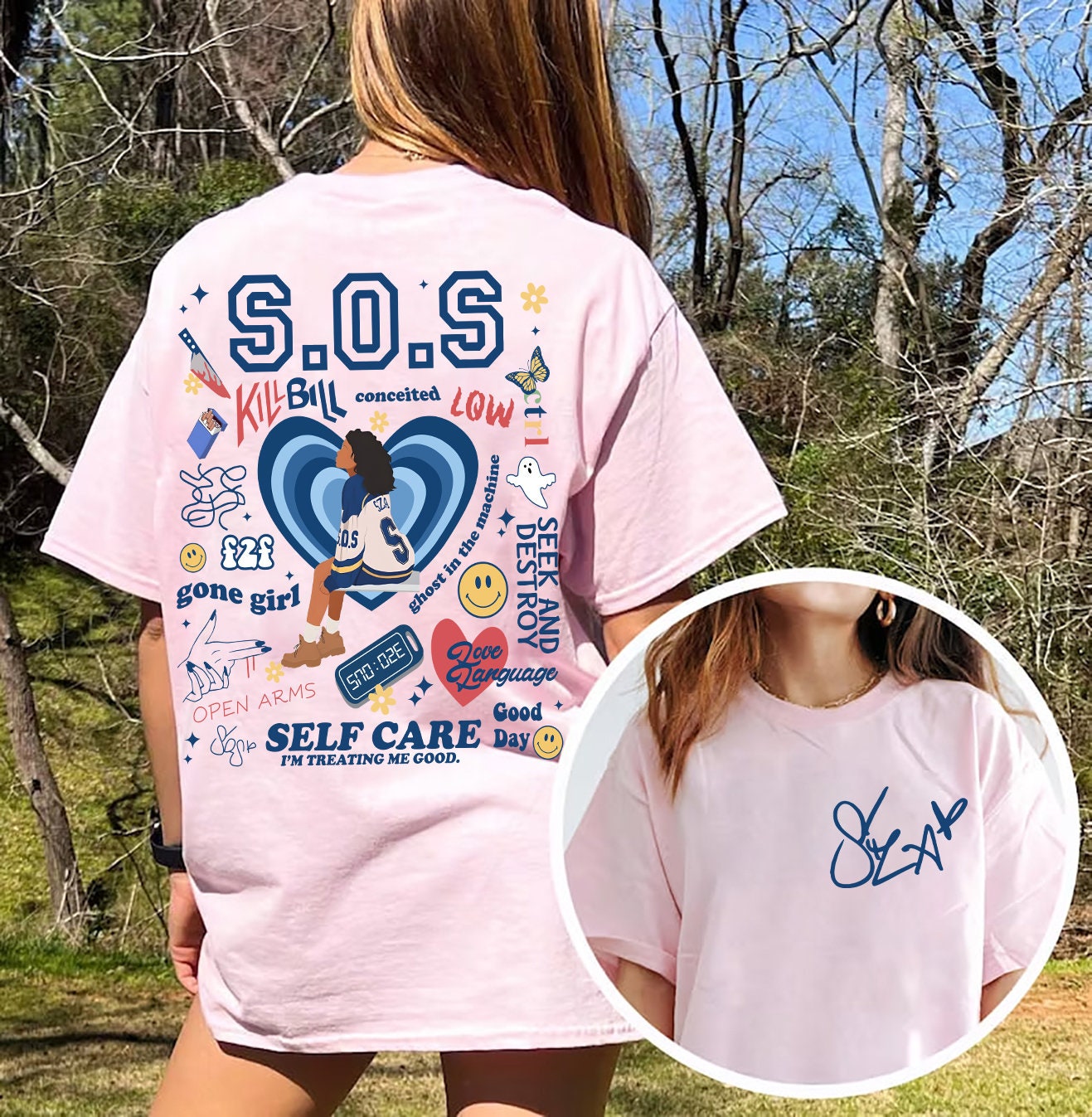 SZA Sos Tour Shirt, SZA Tour 2023 Shirt, Sza Sos Album T Shirt sold by ...
