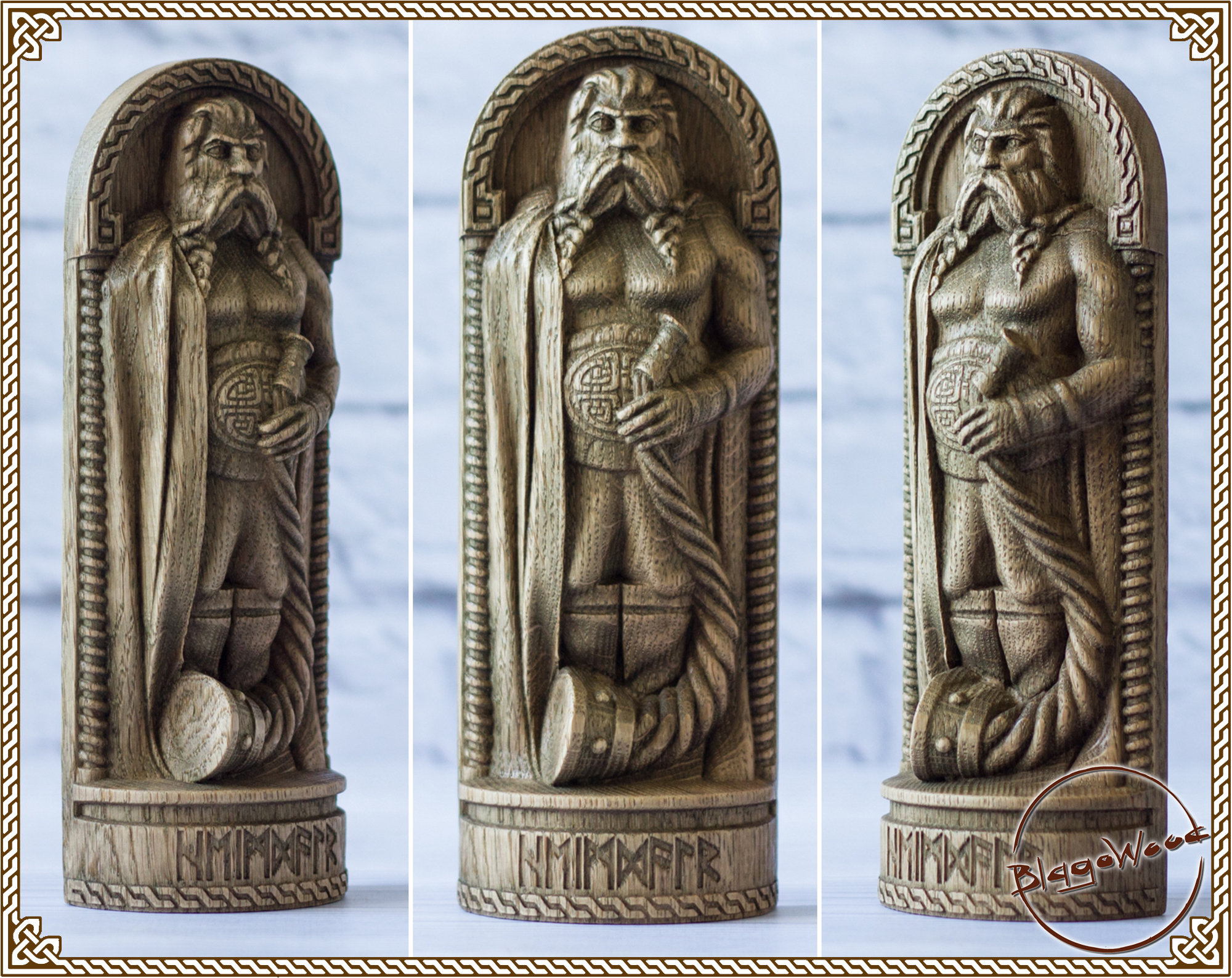 Heimdallr Heimdall Norse Pagan God Statue for Asatru Altar - Etsy