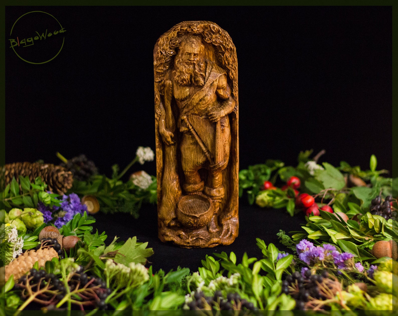 Dagda Irish God Giant Dagda Celtic God Pagan God Wiccan - Etsy