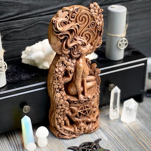 Moon Goddess, Aradia Figurine, Lunar Goddess, Celtic, Pagan, Wiccan ...