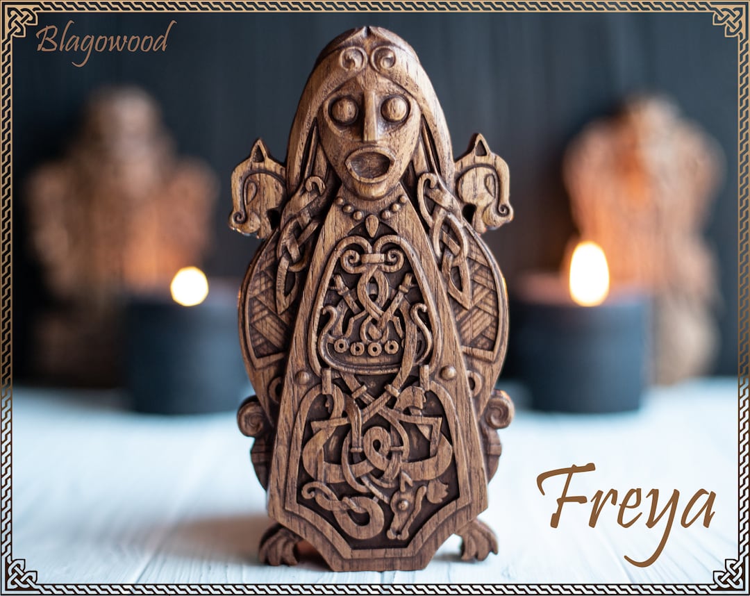 Freya, Home Altar, Idol, Deiti, Goddess, Pagan, Asatru, Viking, Norse ...