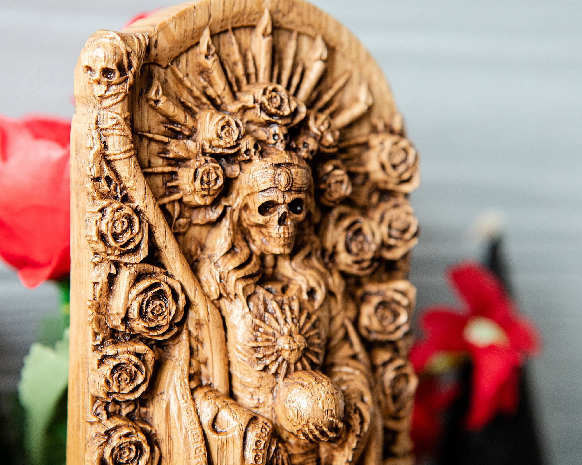 Santa Muerte Goddess Statuette Holy Death for Home Altar | Etsy