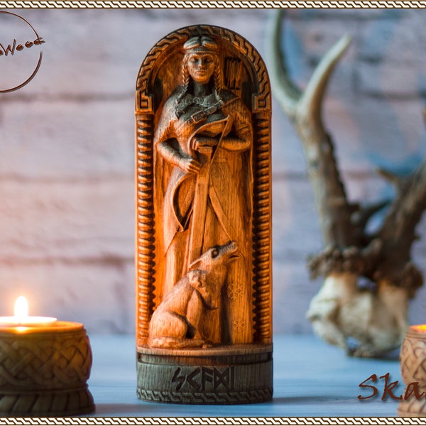 Norse Goddess Skadi Statue - Etsy