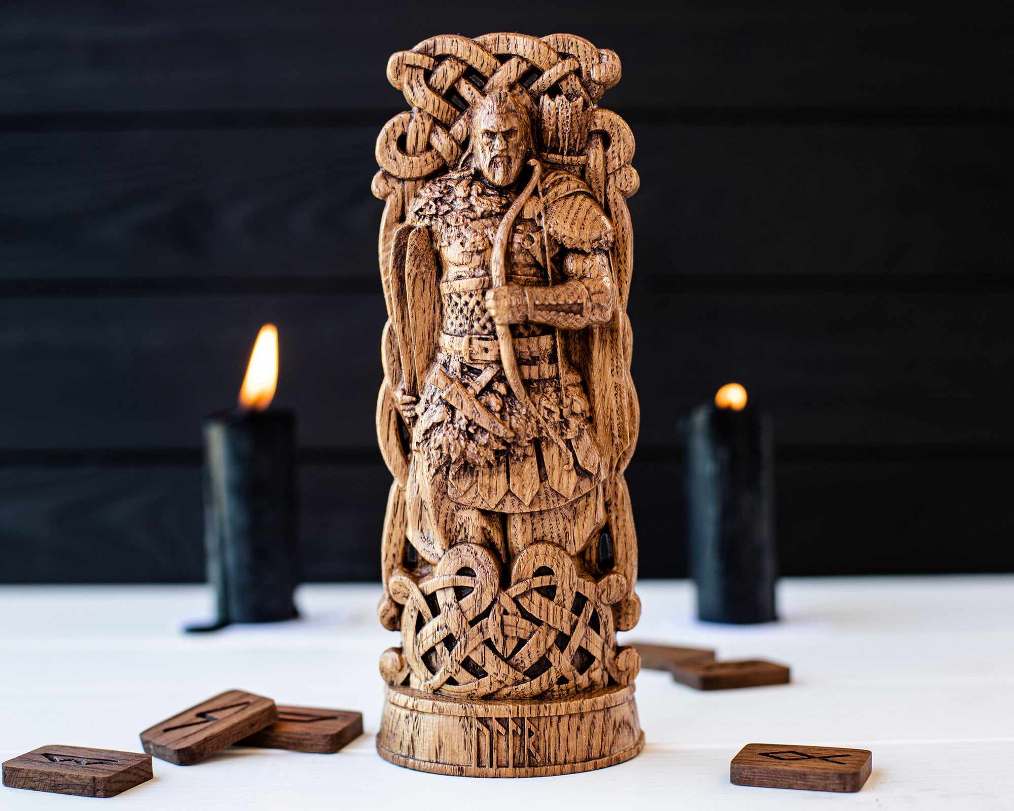 ULLR Ull Norse Pagan God Statue for Asatru Altar Kit and - Etsy