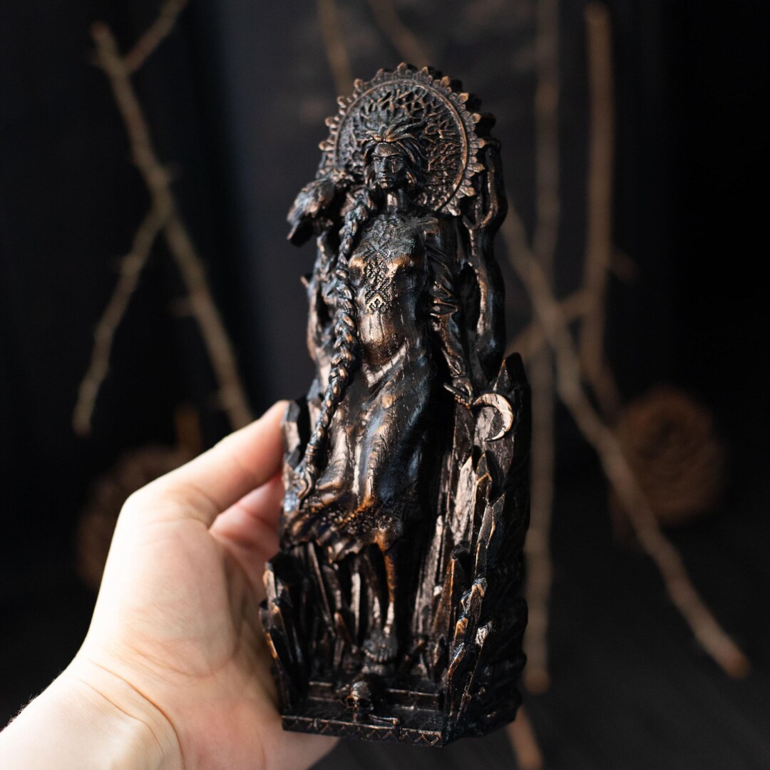 Morana Goddess of Death, Mara Figurine, Madder Statue of Slavic Goddess ...