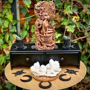 Moon Goddess, Aradia Figurine, Lunar Goddess, Celtic, Pagan, Wiccan ...
