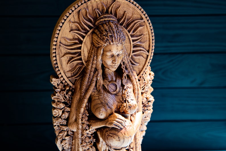 BIG GAIA 15 Goddess Statue Greek Ancient Mythology - Etsy