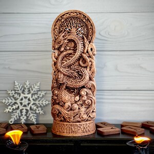 Jormungandr World Serpent of Midgard, Shown as Ouroboros – Leviathan ...