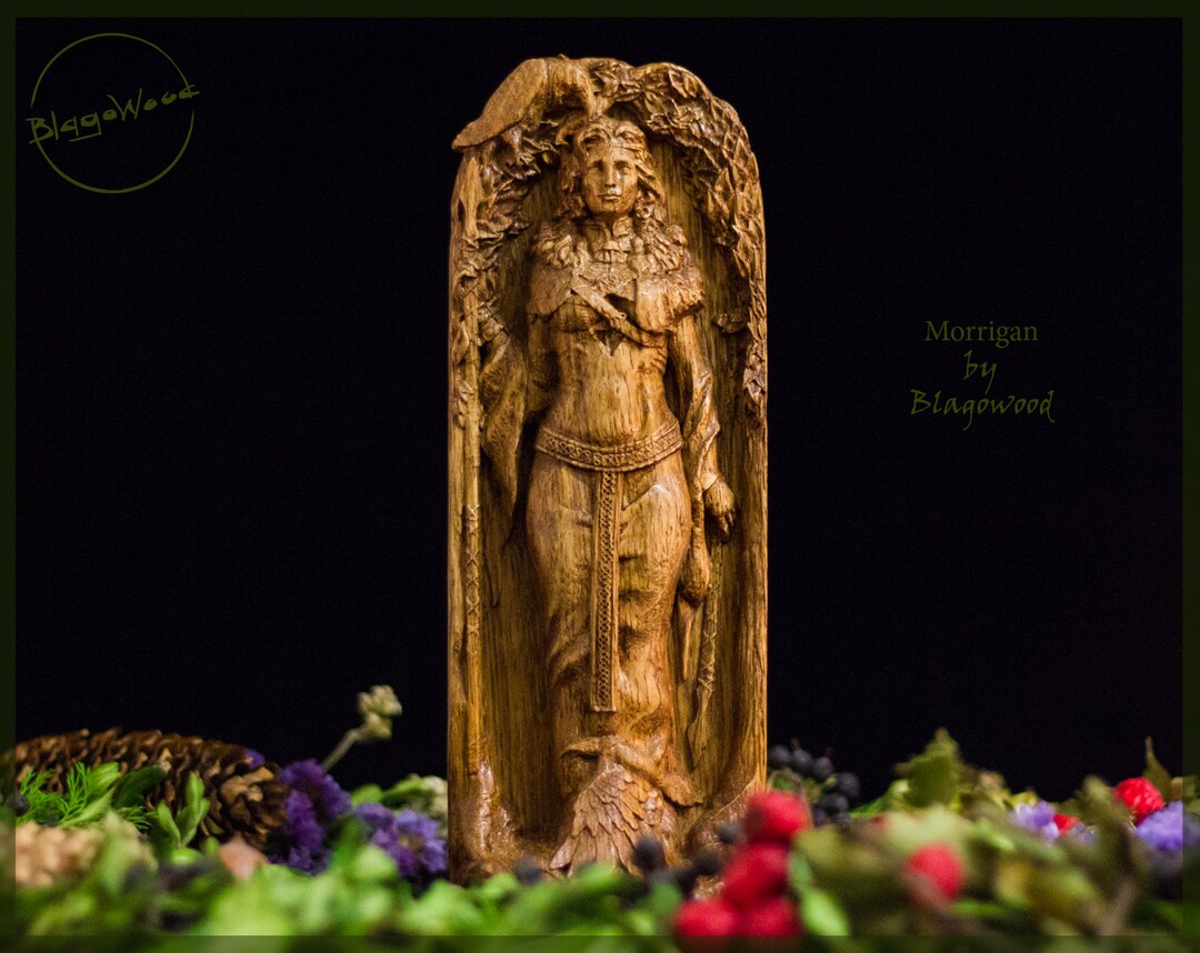 Morrigan, Morrigan Goddess, Morrigu, War and Fate Goddess, Irish ...