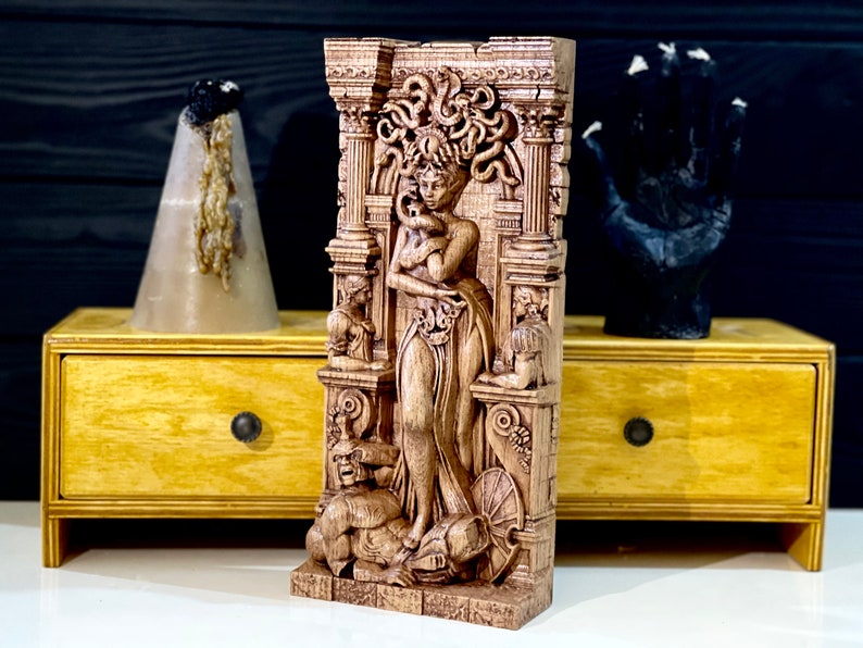 Medusa Statue Gorgon Medusa Greek Goddess Statue Greek - Etsy