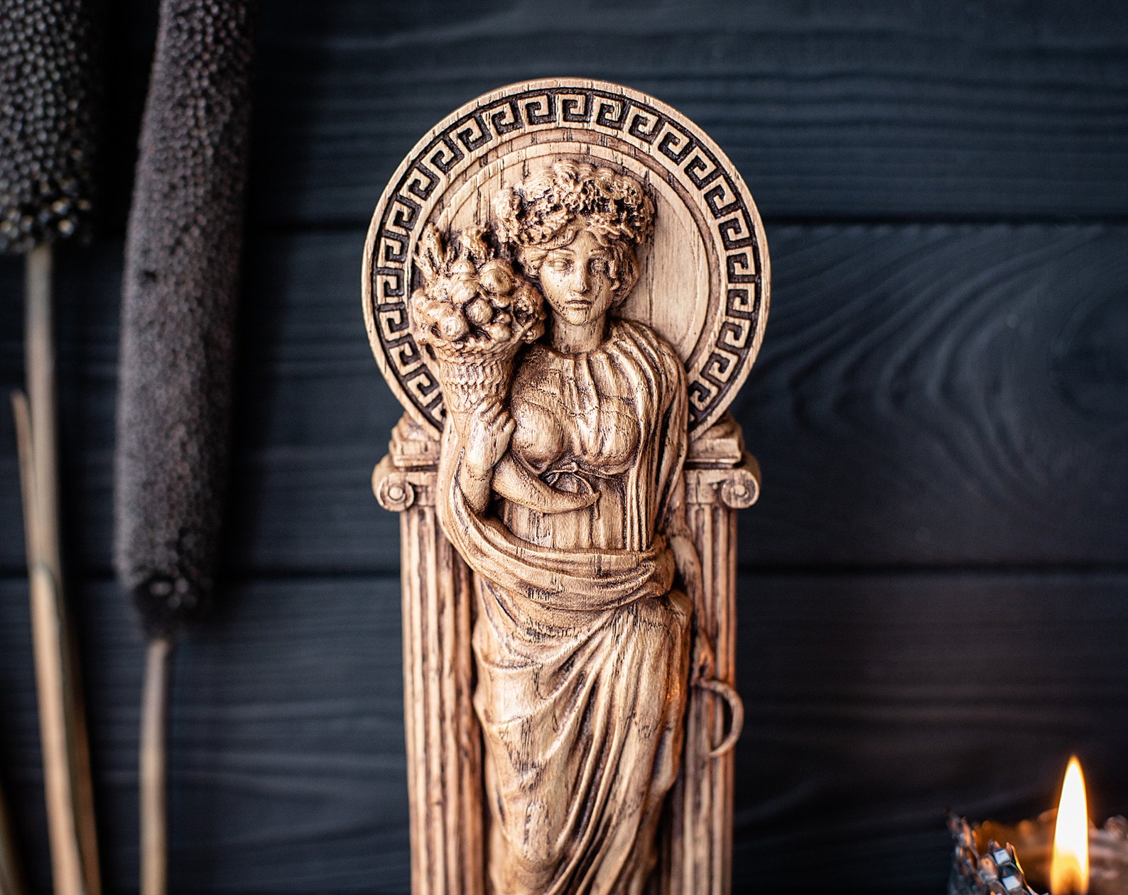 Demeter Statue, Figurine, Greek Goddess of Fertiliti , Pagan Goddess ...