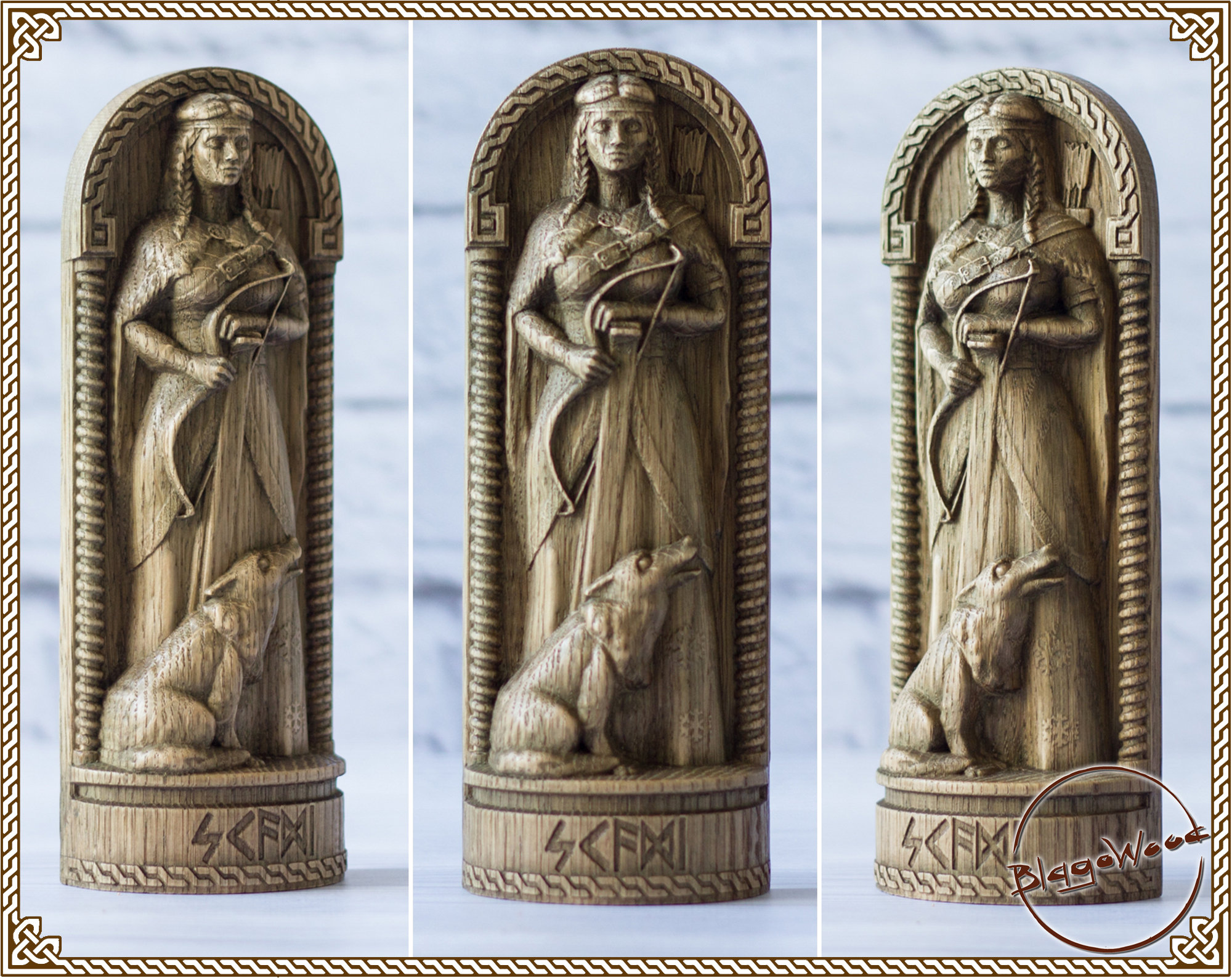 Skadi Norse Pagan Goddess Statue for Asatru Altar Kit and - Etsy