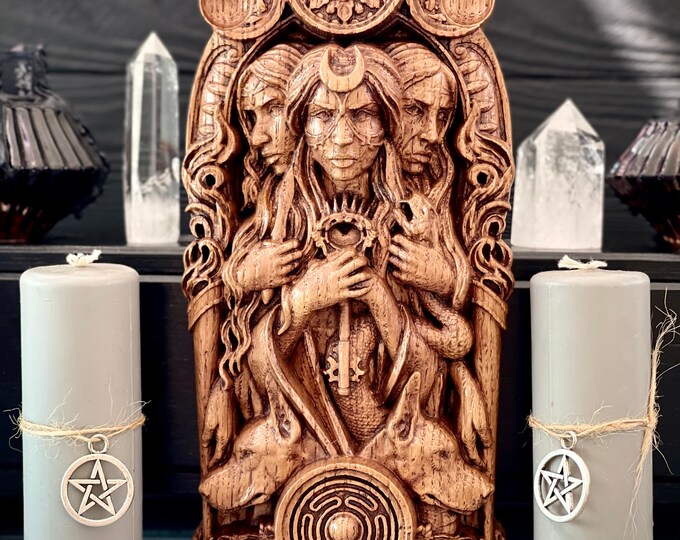 Hecate 6" Sculpture Goddess Heaven, Earth, and Sea Blessings of Daily ...
