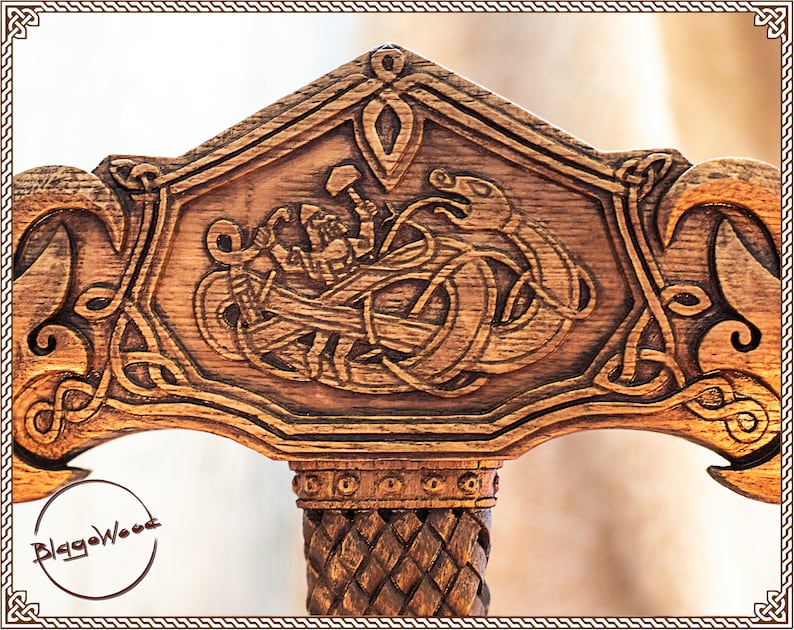 Mjolnir Thor Hammer Scandinavian Asatru Heathen Viking - Etsy UK