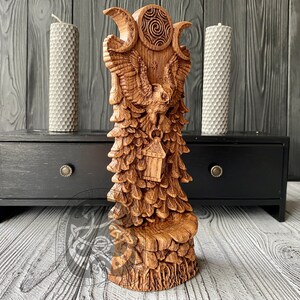 Hecate's Owl Statue, Bird, Greek Goddess, for Pagan Home Altar Kit ...
