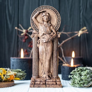 Fortuna Statue, Tyche-fortuna, Lady Luck Figurine, Greek Goddess, Pagan ...