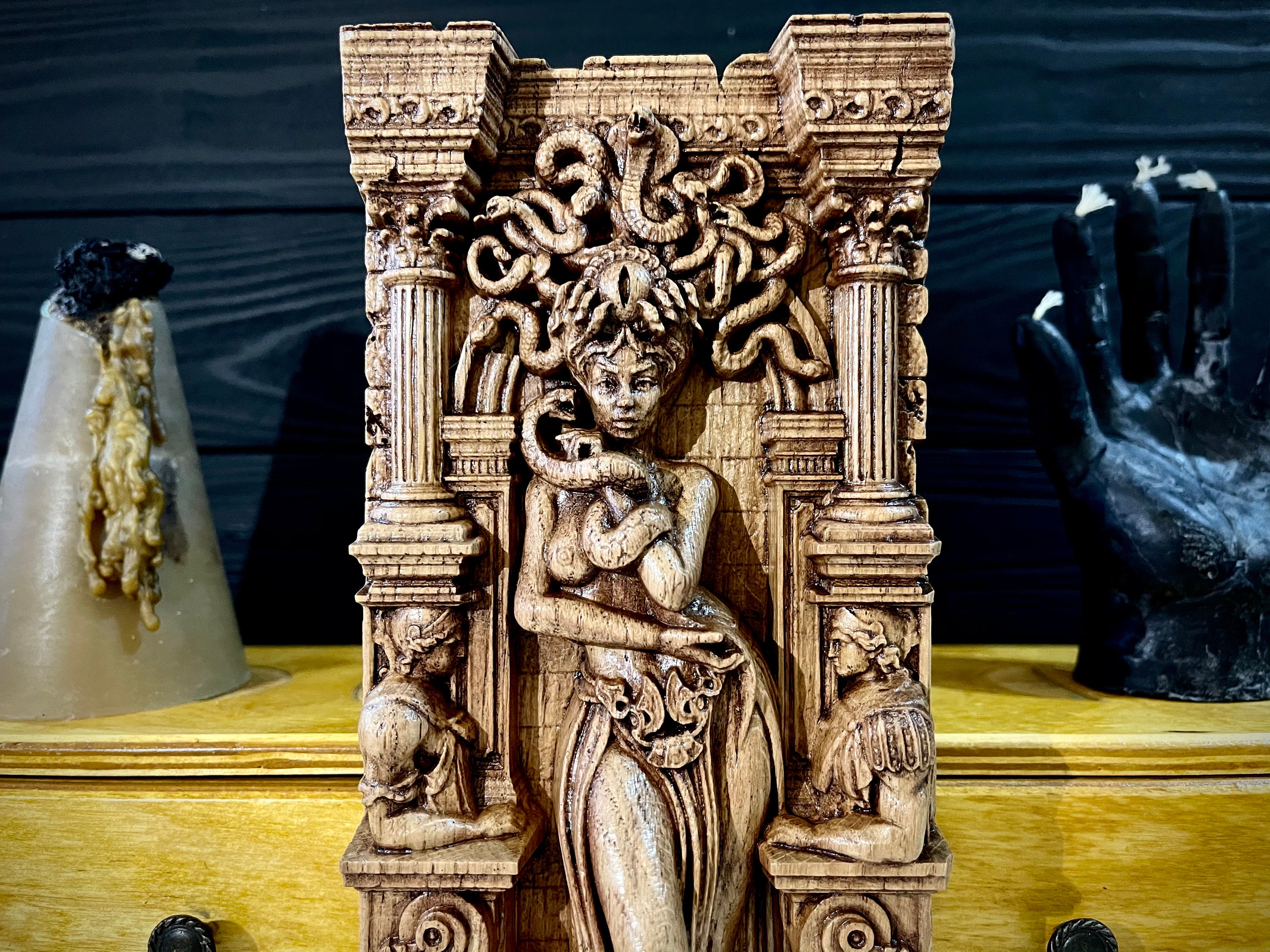 Medusa Statue Gorgon Medusa Greek Goddess Statue Greek - Etsy