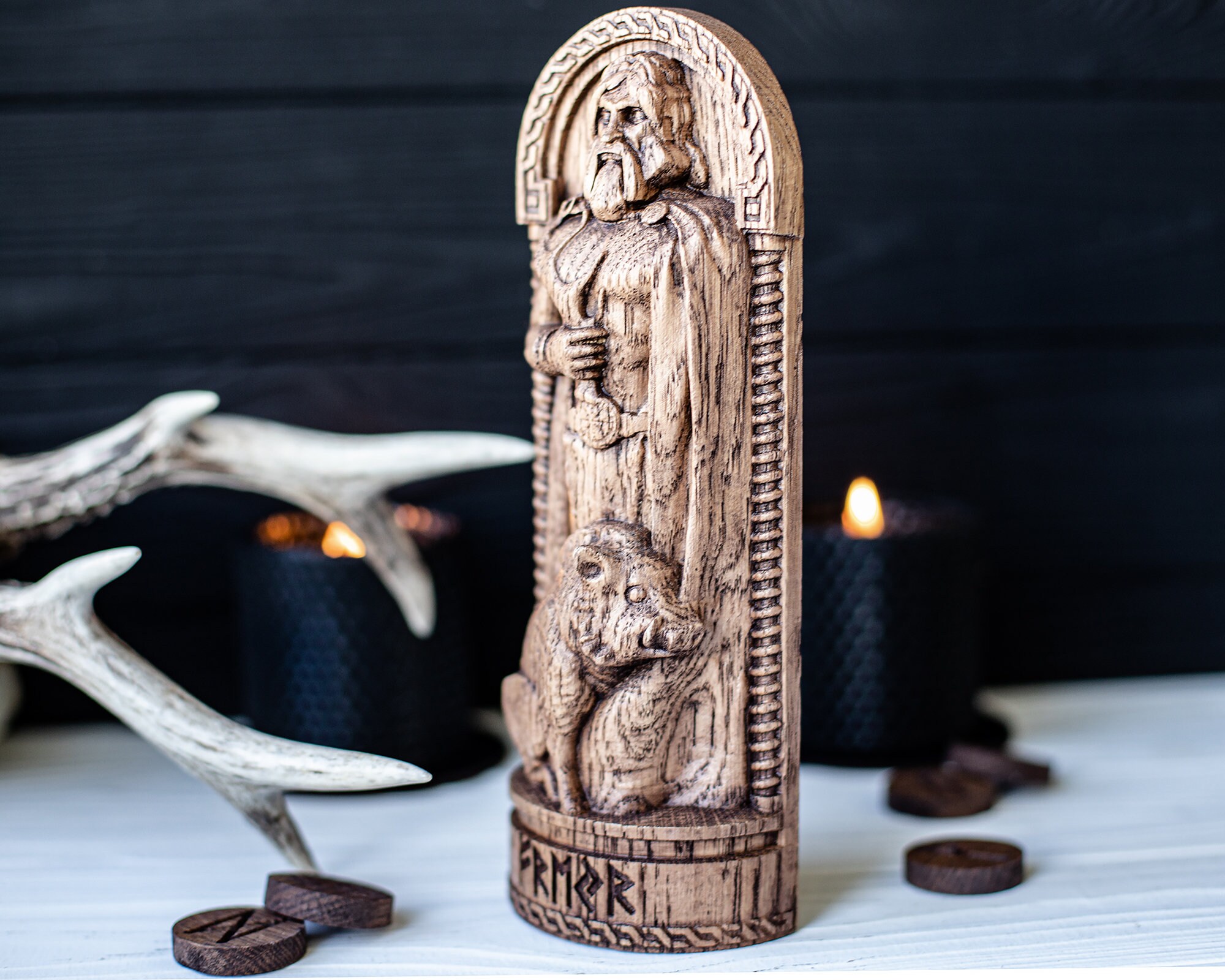 Freyr Norse Pagan God Statue for Asatru Altar Kit and - Etsy