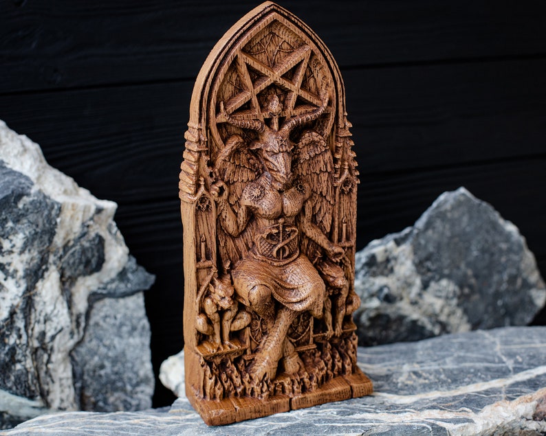 BAPHOMET God Statuette Figurine for Home Altar Catholicism - Etsy