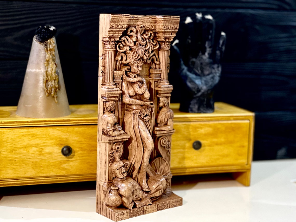 Medusa Statue Gorgon Medusa Greek Goddess Statue Greek - Etsy