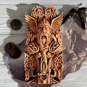 Odin God, Allfather, Wotan, Home Altar, Idol, Deiti, God, Pagan, Asatru ...