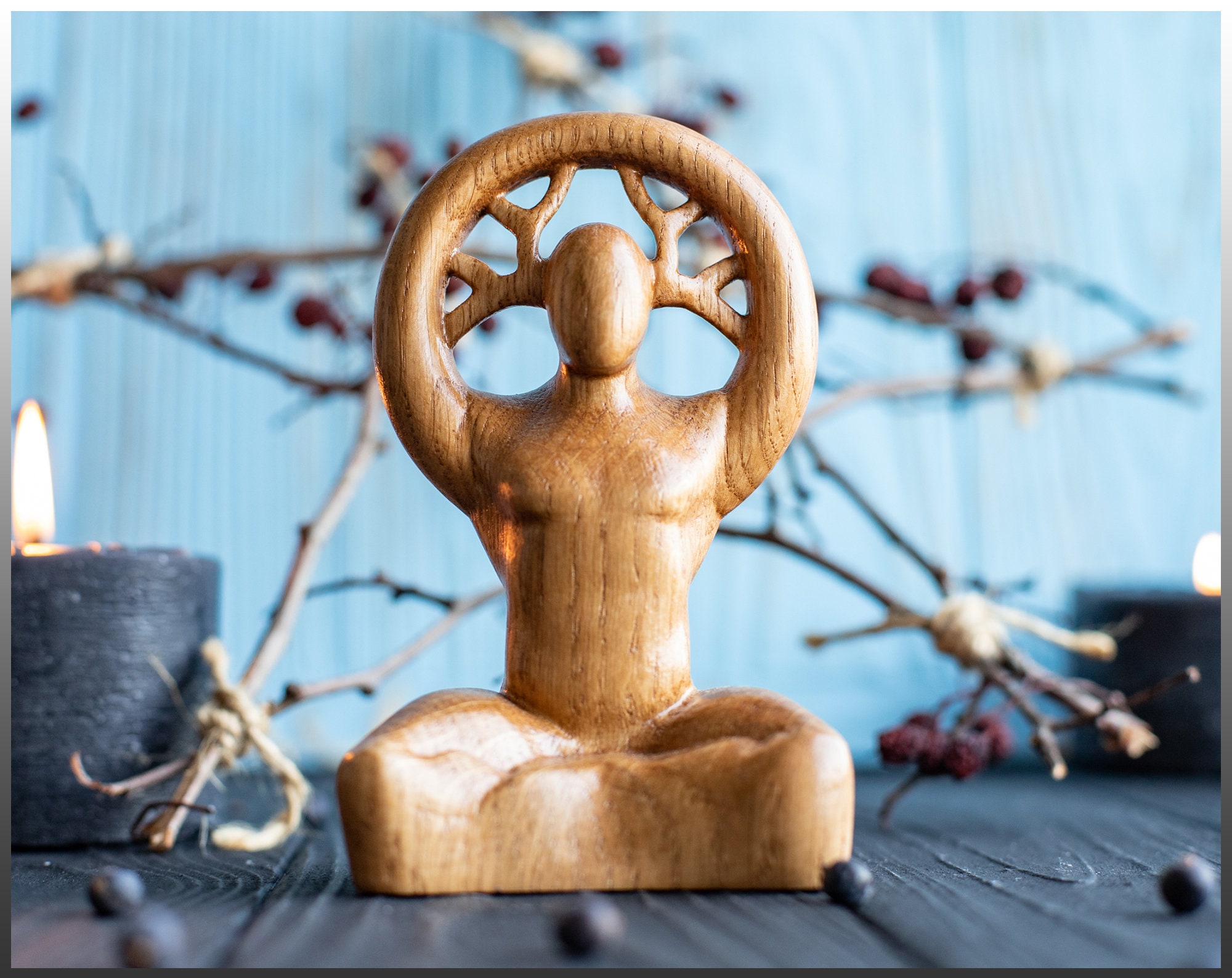 Cernunnos Cernun Horned God Celtic God Pagan God Wiccan | Etsy