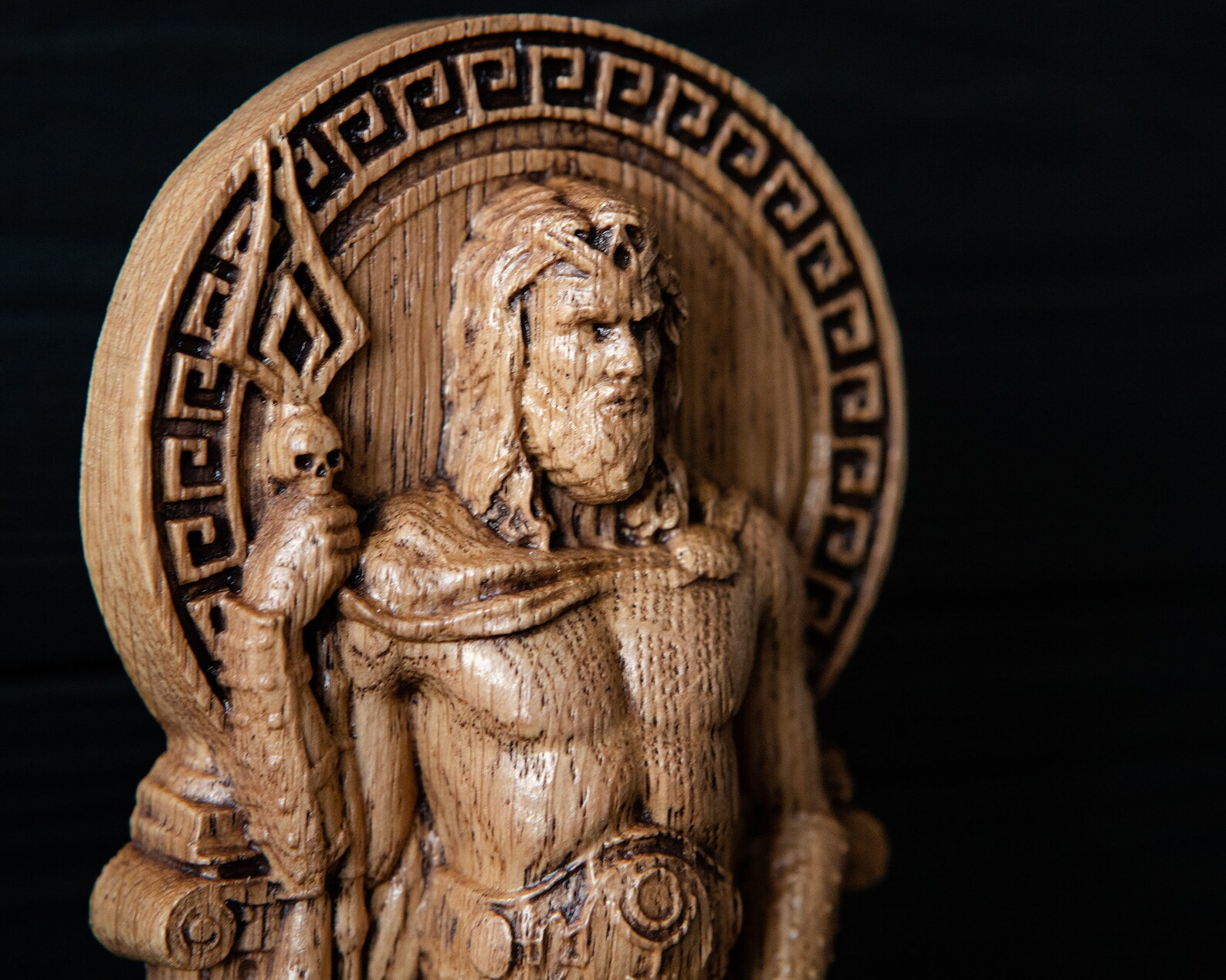 Hades god greek statue king of the underworld pagan | Etsy