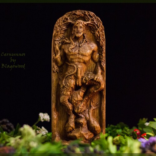 Cernunnos Cernun Horned God Celtic God Pagan God Wiccan - Etsy