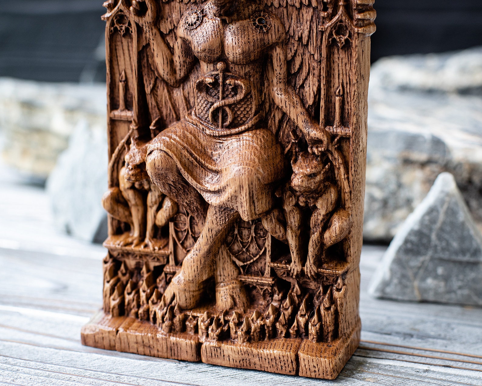 BAPHOMET God Statuette Figurine for Home Altar Catholicism - Etsy