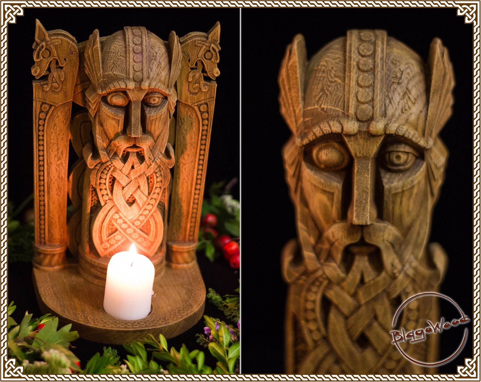 Odin Wotan old Norse pagan god statue for Asatru Altar kit | Etsy