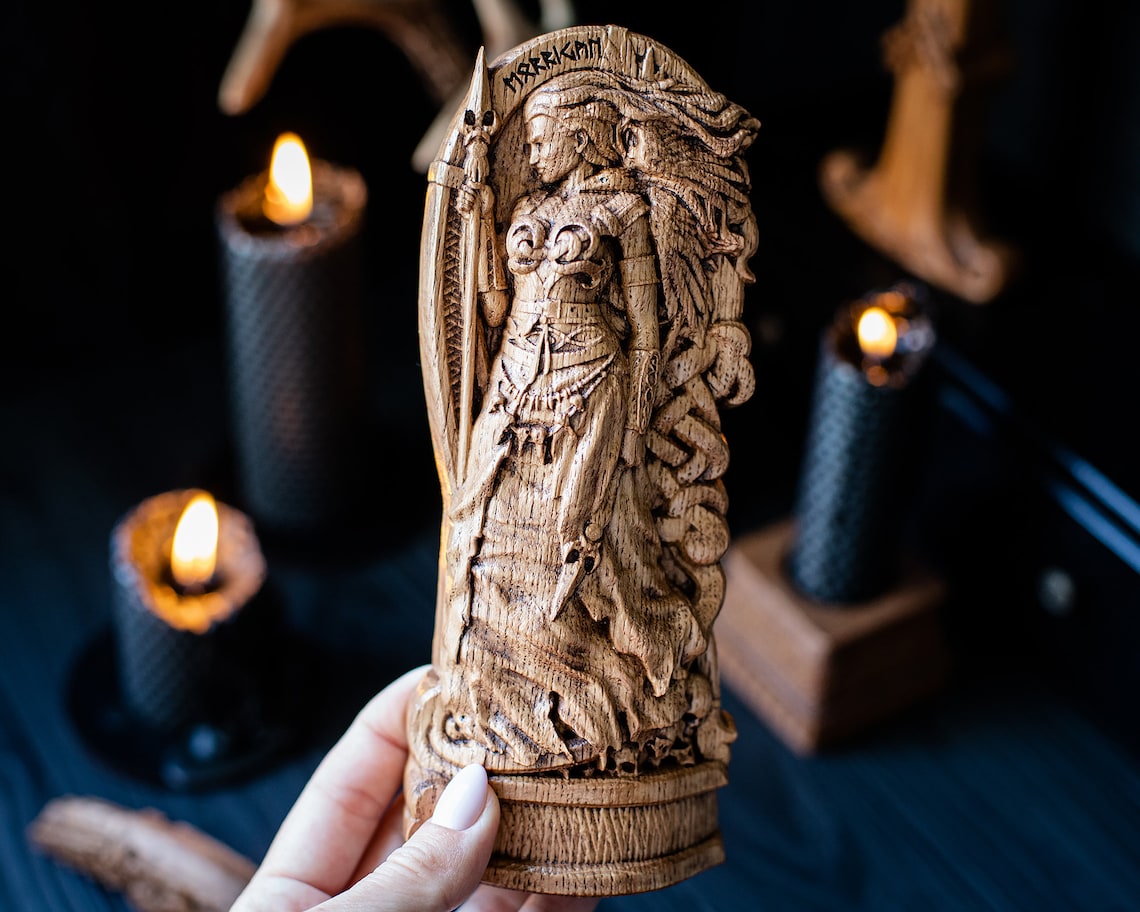 Morrigan Morrigu War and Fate Goddess Irish Goddess Pagan - Etsy