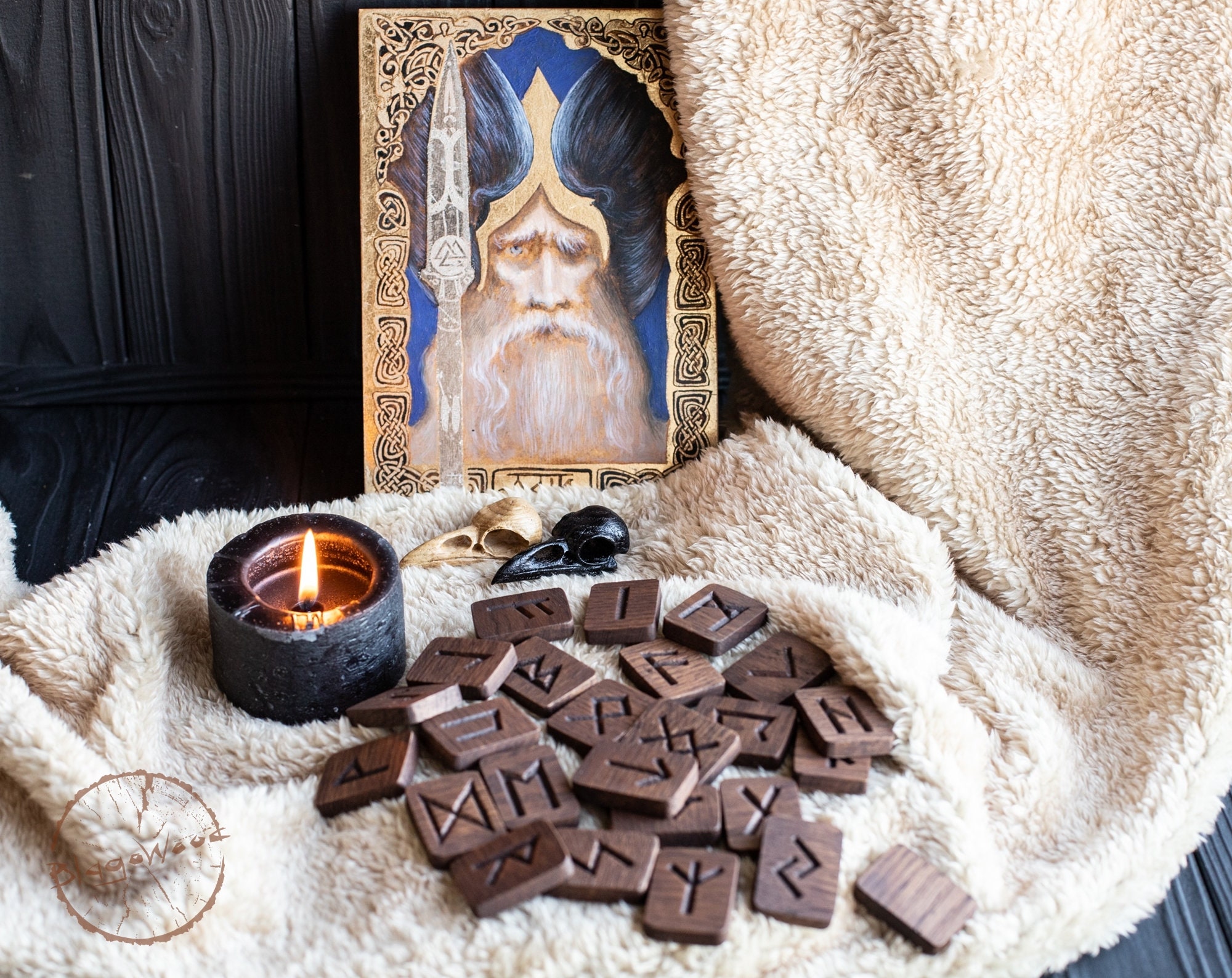 Runes Elder Futhark Runic Kit Viking Protection Runes - Etsy