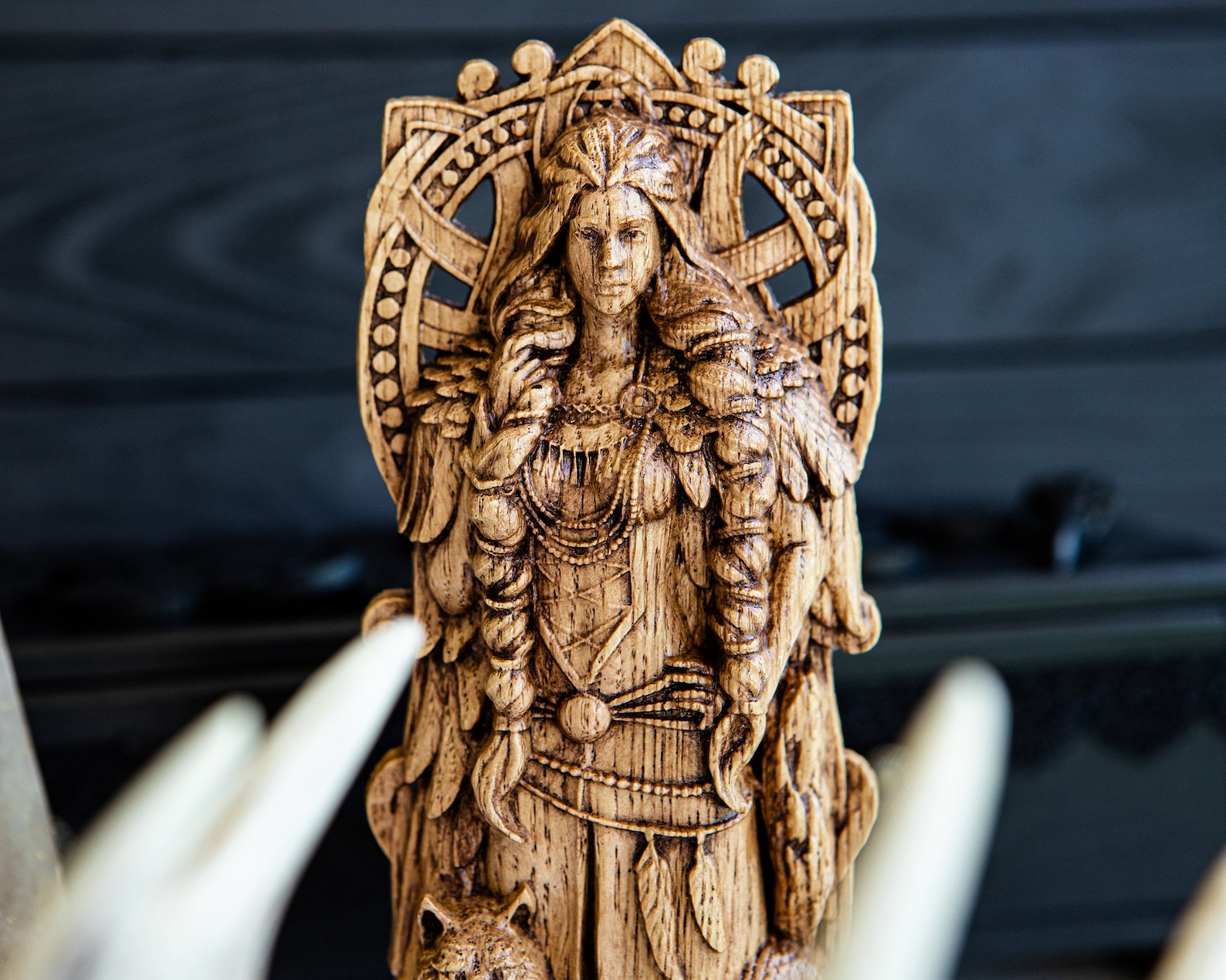 Freyja Statue – Viking Yule Gift of Freyja Goddess. Freya Wall Art Wall ...