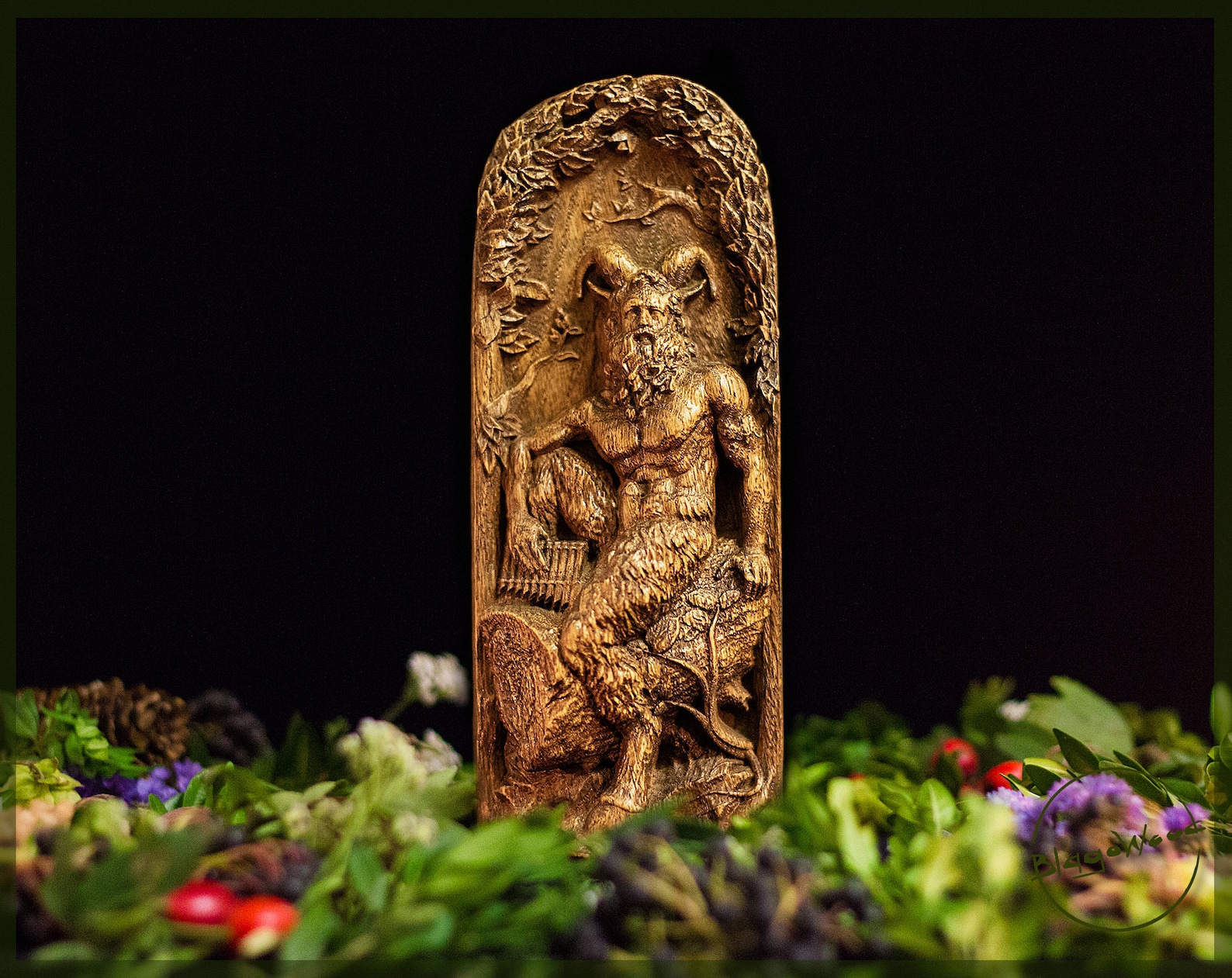 Pan God, Greek Statue, Ancient, Mythology, Wiccan, Wicca, Altar, Witch ...