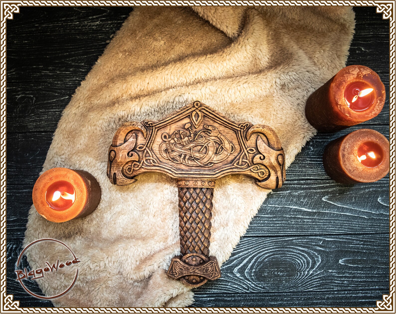 Mjolnir Thor Hammer Scandinavian Asatru Heathen Viking - Etsy