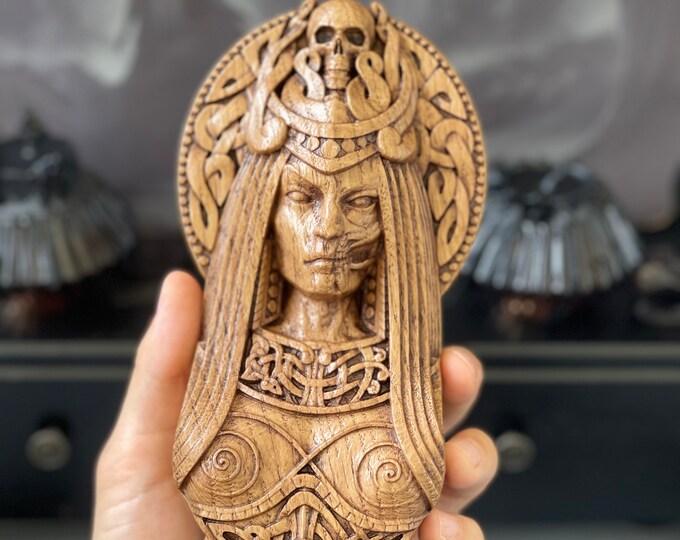 Hell Goddess, Norse Goddess Figurine, Home Altar, Idol, God, Pagan ...