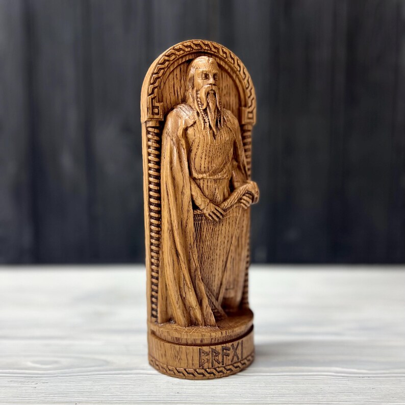 Bragi, Norse Pagan God Statue, for Asatru Altar Kit and Heathen Ritual ...
