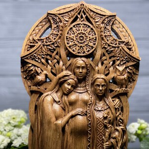 Triple Goddess, Wicca, Three Goddesses, Celtic Goddess - Etsy