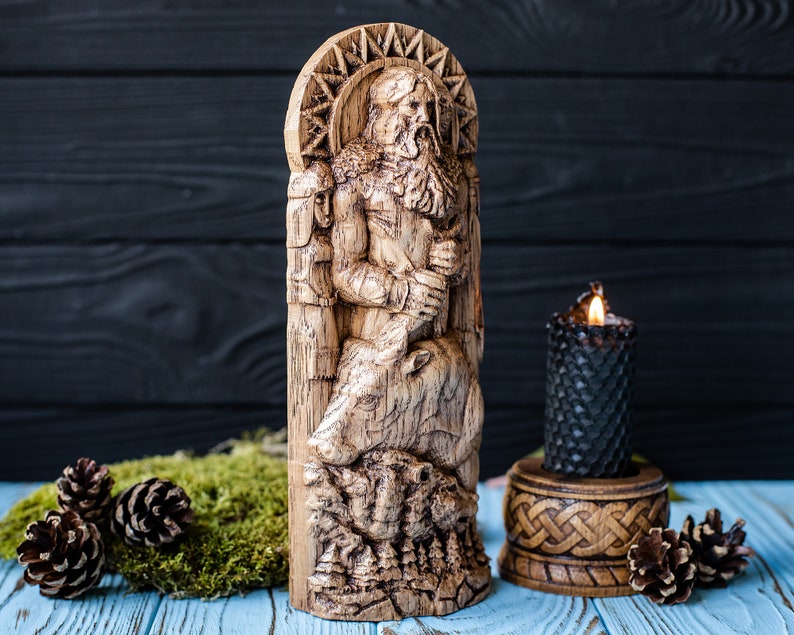 VELES, Slavic God Statue, Slavic Pantheon, Pagan God, Altar, Cattle God ...