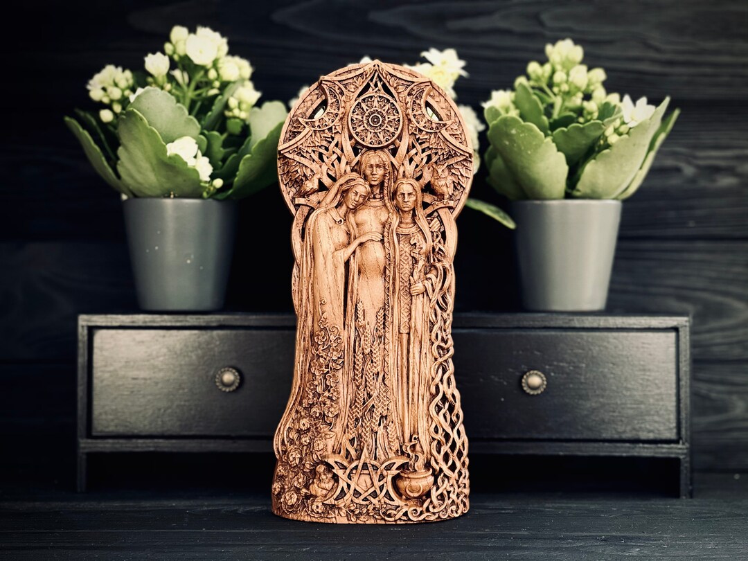 Triple Goddess, Wicca, Three Goddesses, Celtic Goddess - Etsy