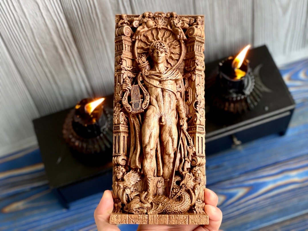 Apollo, Apollon Figurine Greek God Pagan God Olympian God Wiccan Wicca ...