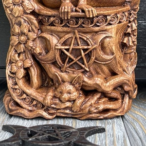 Moon Goddess, Aradia Figurine, Lunar Goddess, Celtic, Pagan, Wiccan ...