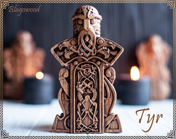 Tyr Home Altar Idol Deiti God Pagan Asatru Viking | Etsy