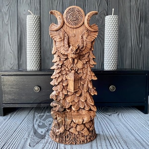 Hecate's Owl Statue, Bird, Greek Goddess, for Pagan Home Altar Kit ...