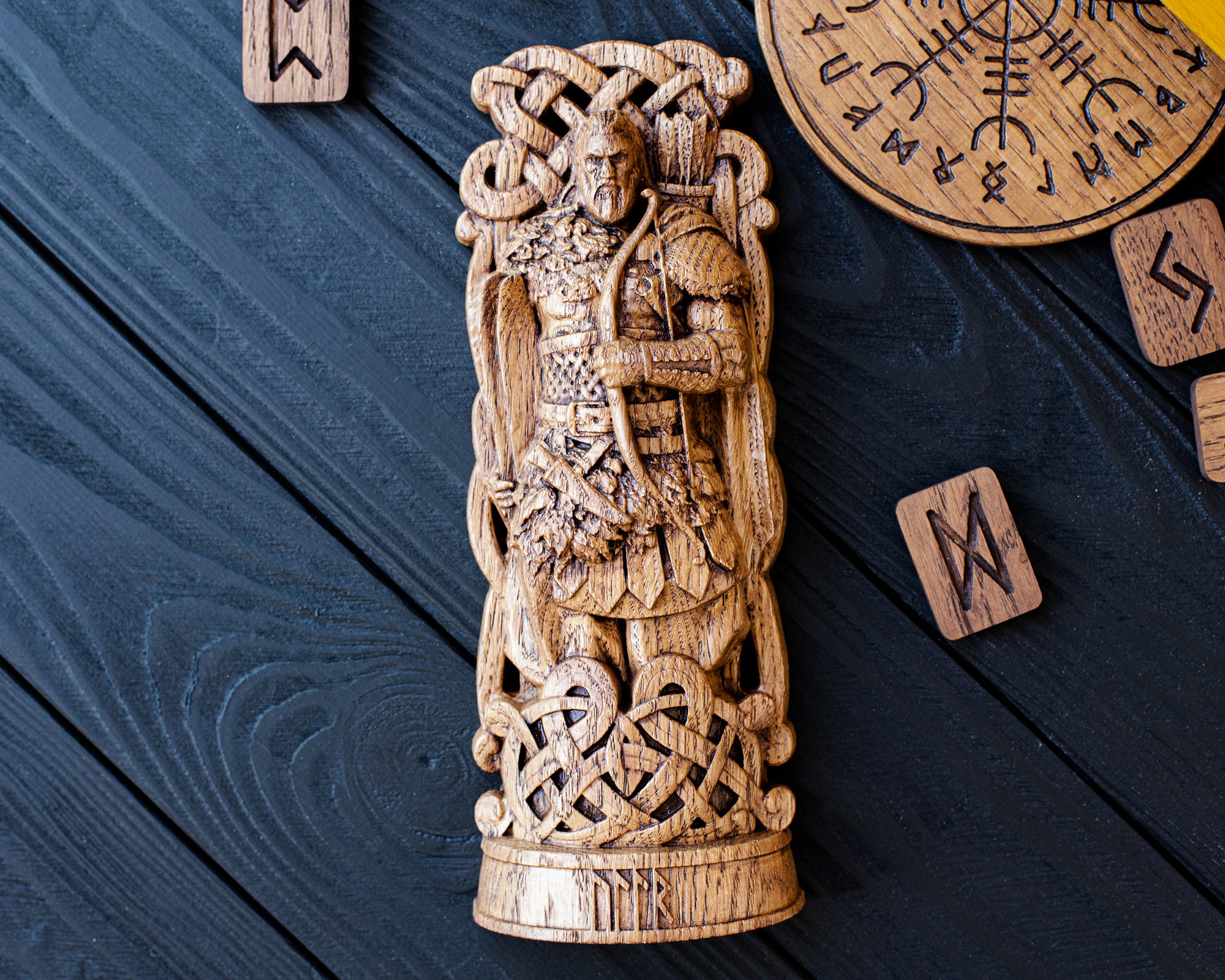 ULLR Ull Norse Pagan God Statue for Asatru Altar Kit and - Etsy